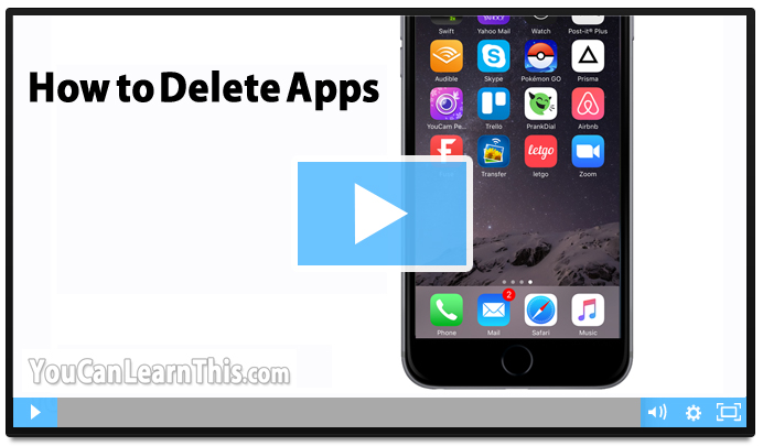How to Delete Apps