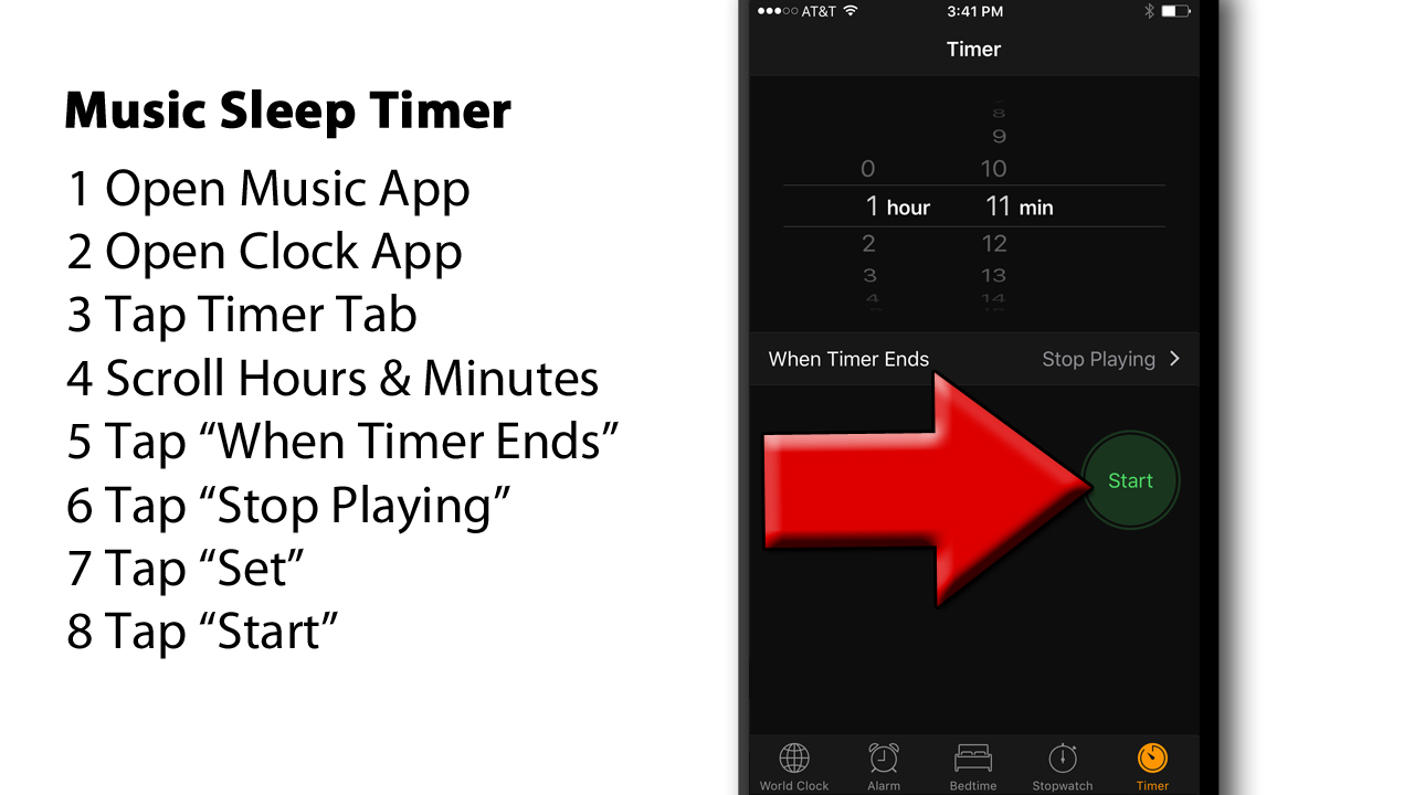 iPhone/iPad Music Sleep Timer