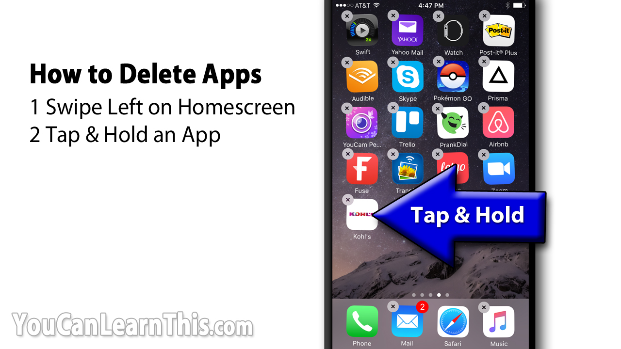 How to Delete Apps