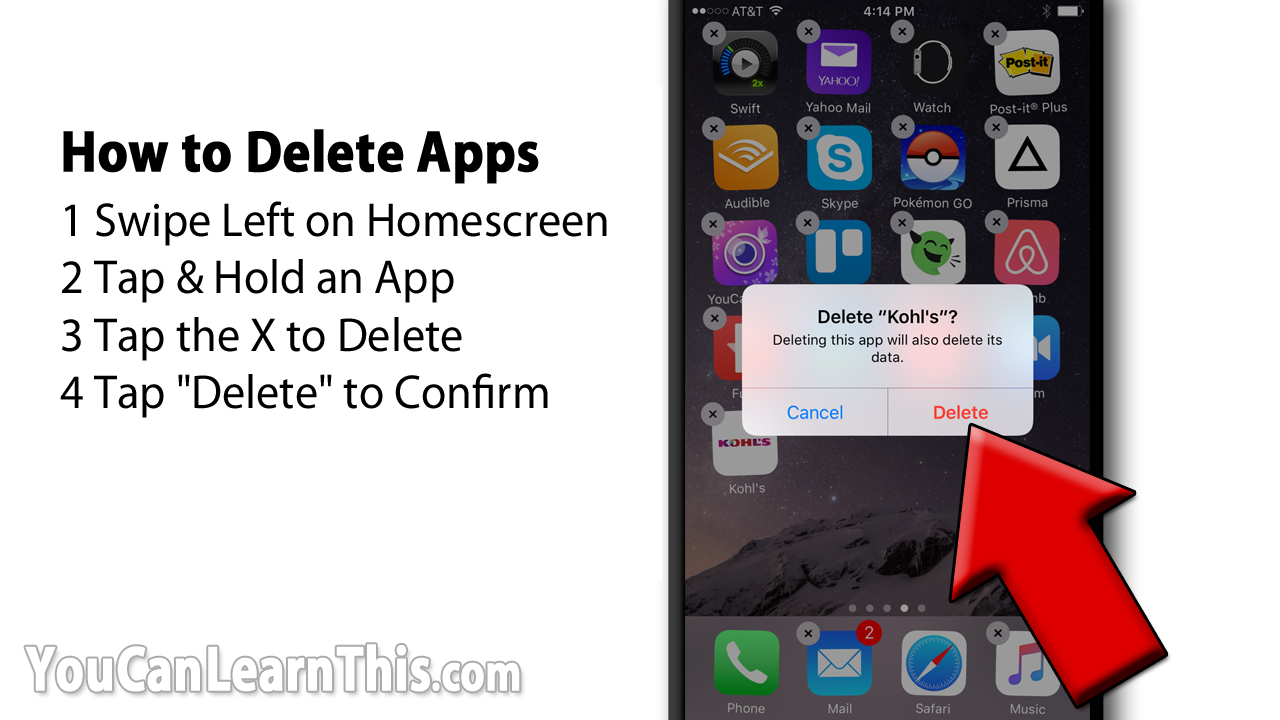 How to Delete Apps